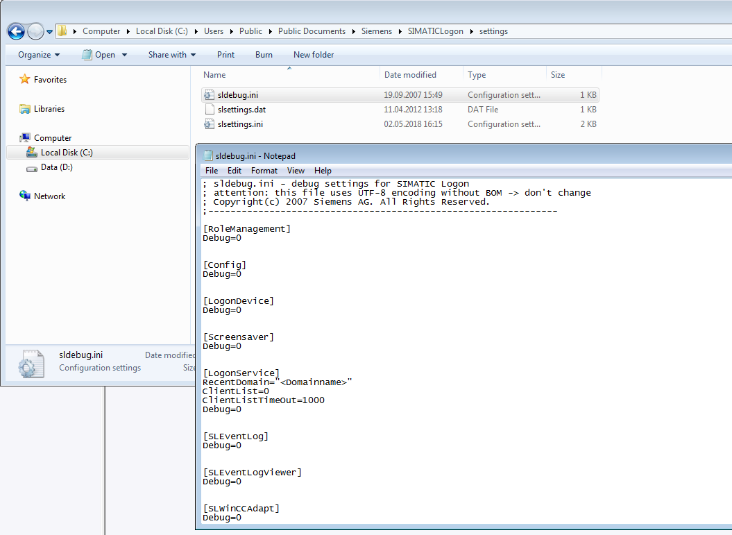 使用 WinCC V7 和 WinCC RT Professional 系统与 SIMATIC Logon 功能相结合，在登录时如何将存储的 ...
